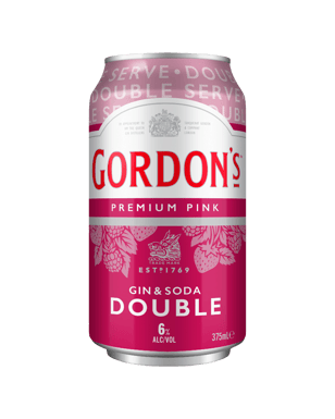 Buy Gordon's Pink And Soda Double Serve Cans 375ml Online @Lowest Price