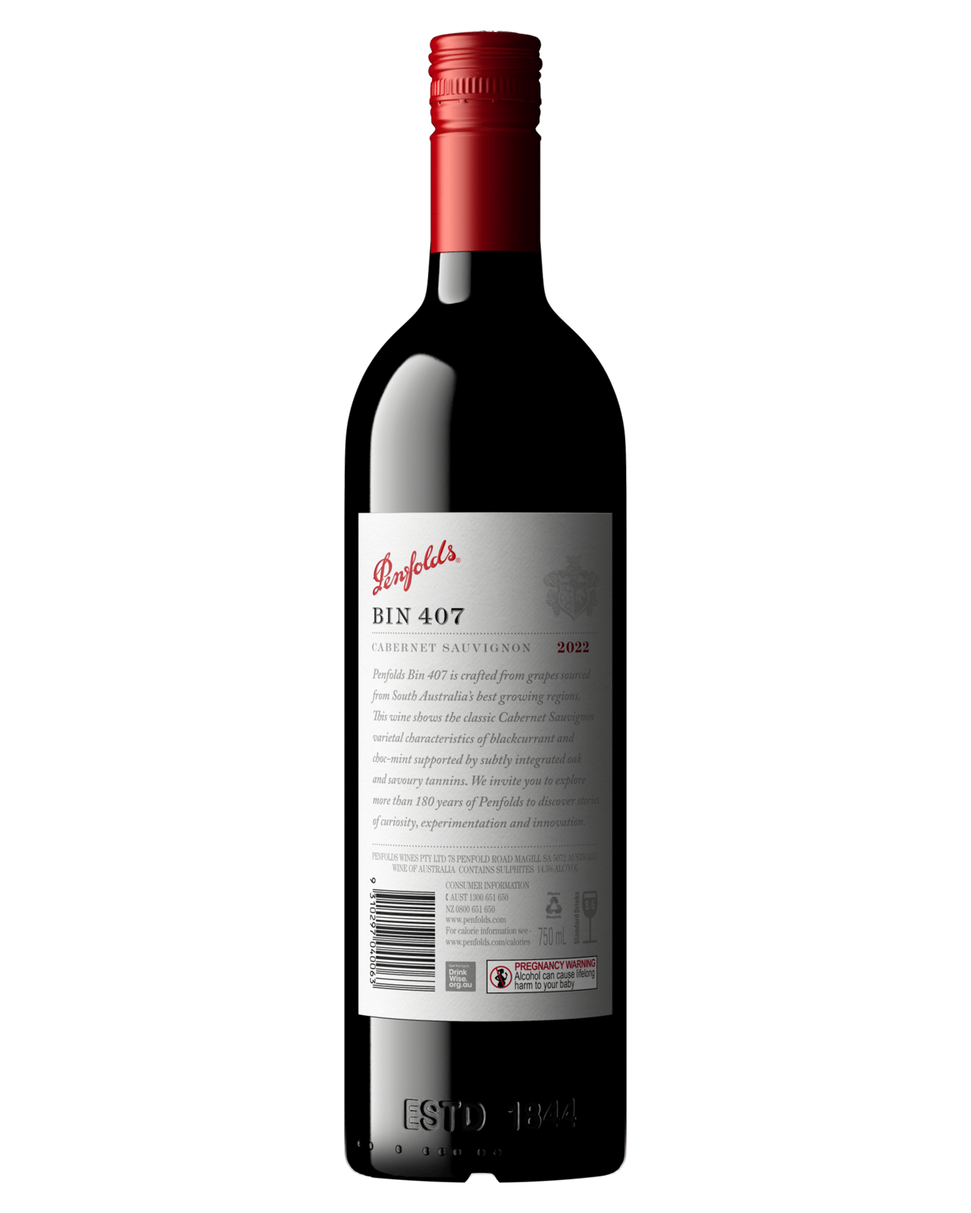 Buy Penfolds Bin 407 Cabernet Sauvignon 2022 Online @Lowest Price