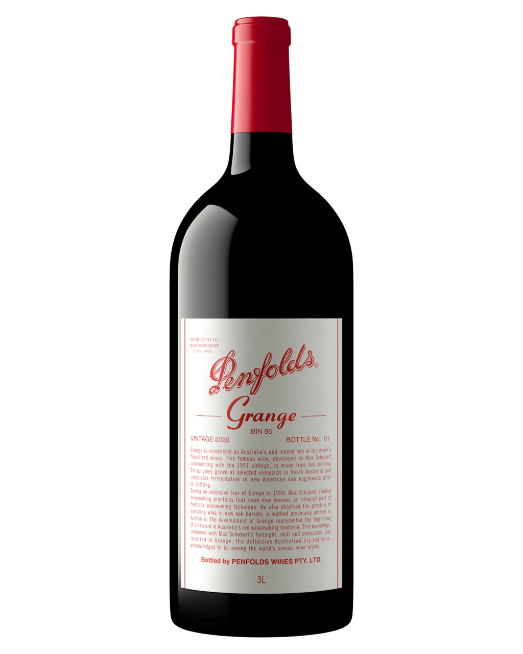 Buy Penfolds Grange Shiraz 2020 3l Online @Lowest Price