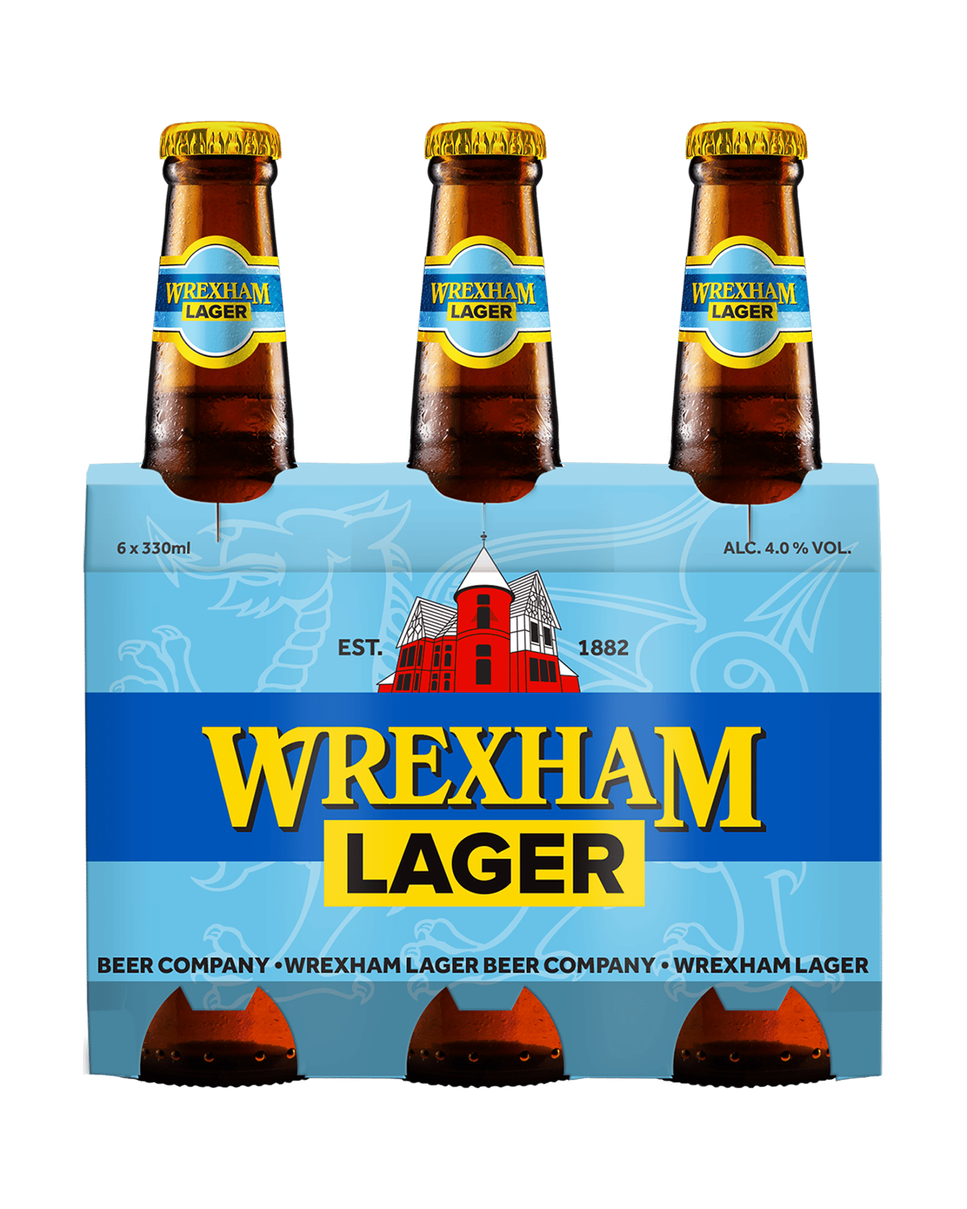 Buy Wrexham Lager 4.0 Bottles 330ml Online @Lowest Price