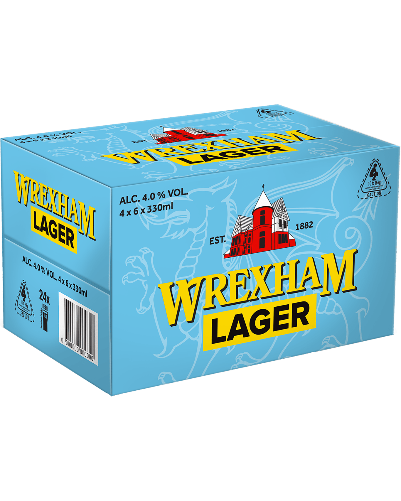 Buy Wrexham Lager 4.0 Bottles 330ml Online @Lowest Price