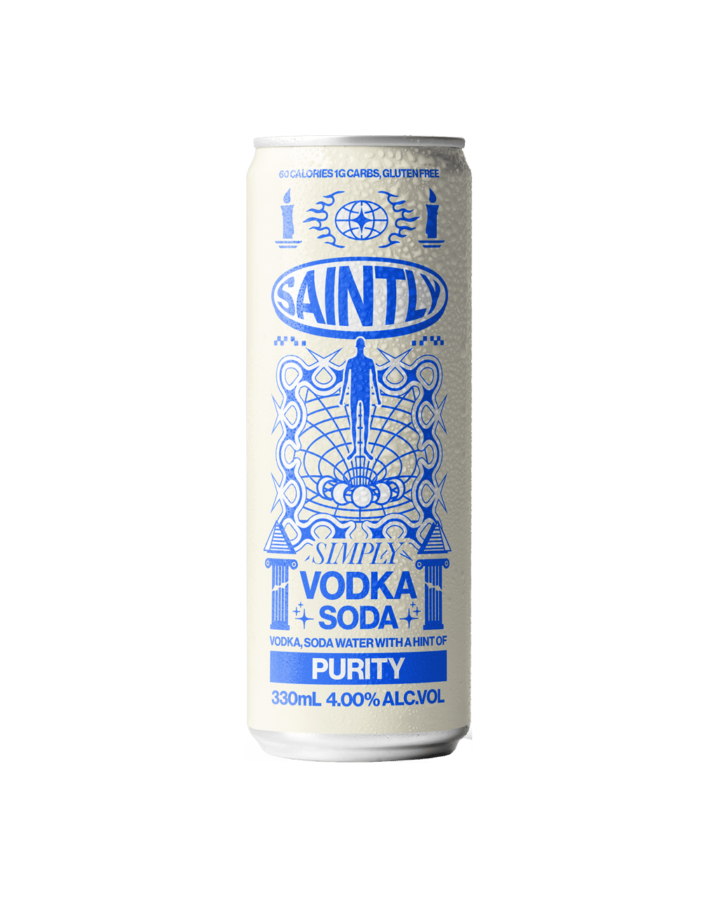 Buy Saintly Vodka And Soda Cans 330ml Online @Lowest Price