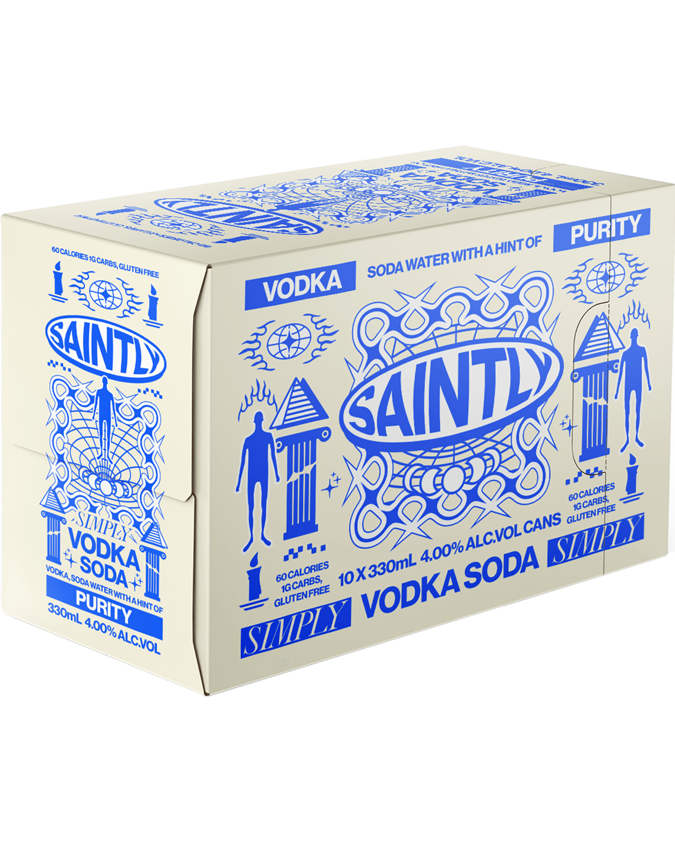 Buy Saintly Vodka And Soda Cans 330ml Online @Lowest Price