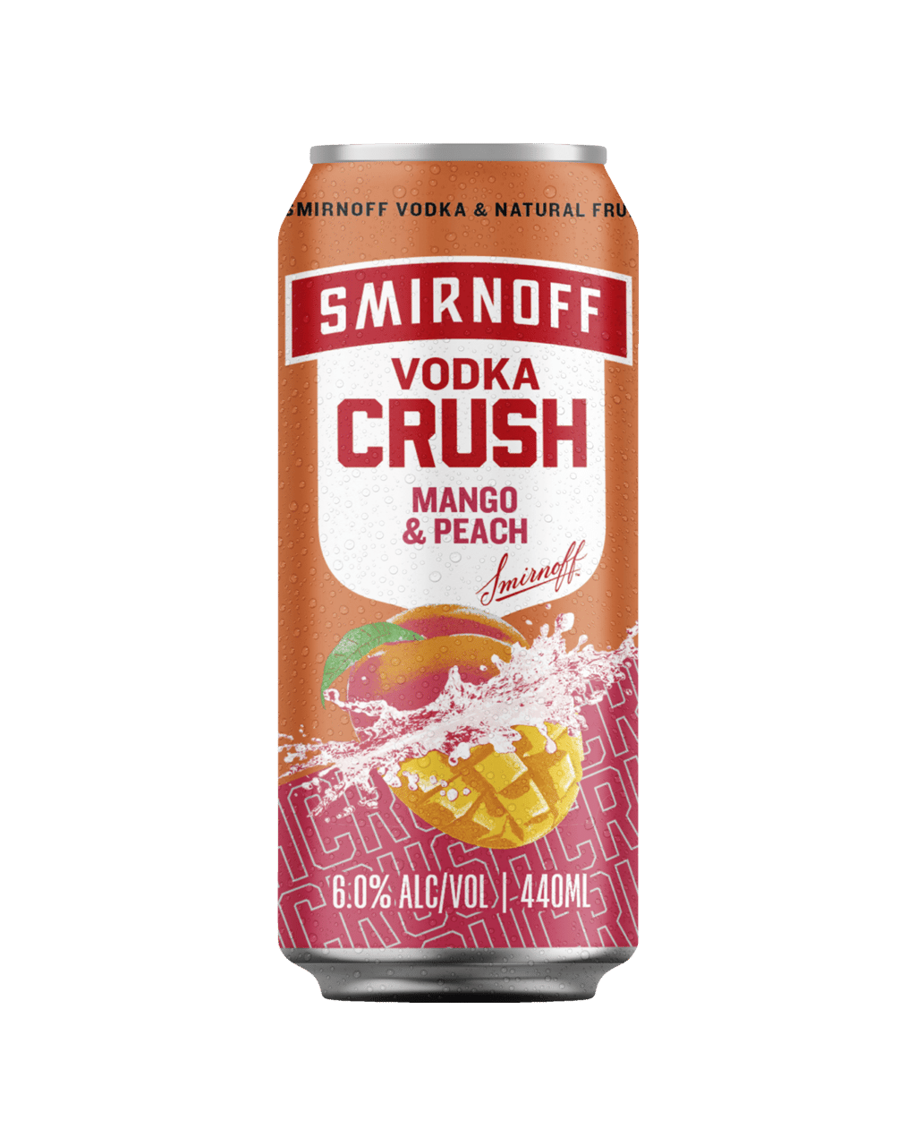 Buy Smirnoff Crush Mango And Peach Cans 440ml Online @Lowest Price