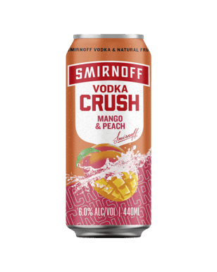 Buy Smirnoff Crush Mango And Peach Cans 440ml Online @Lowest Price