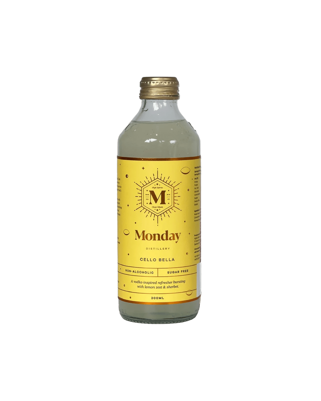 Buy Monday Distillery Bella Non-alcoholic Spritz Bottles 300ml Online ...