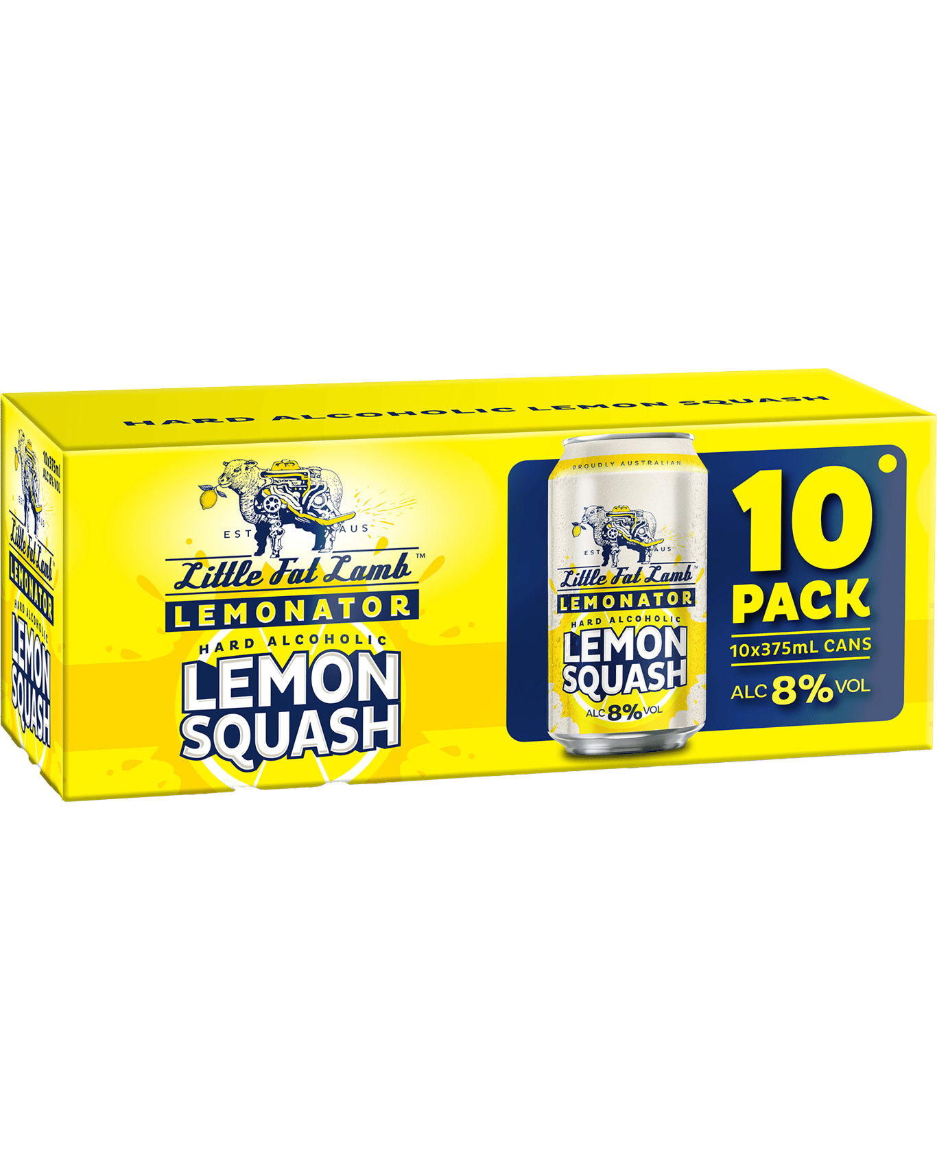 Buy Little Fat Lamb Lemonator 8% 10 Pack Cans 375ml Online @Lowest Price