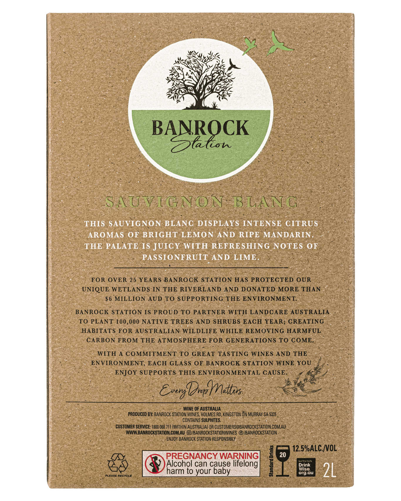 Buy Banrock Station Sauvignon Blanc Cask 2l Online @Lowest Price