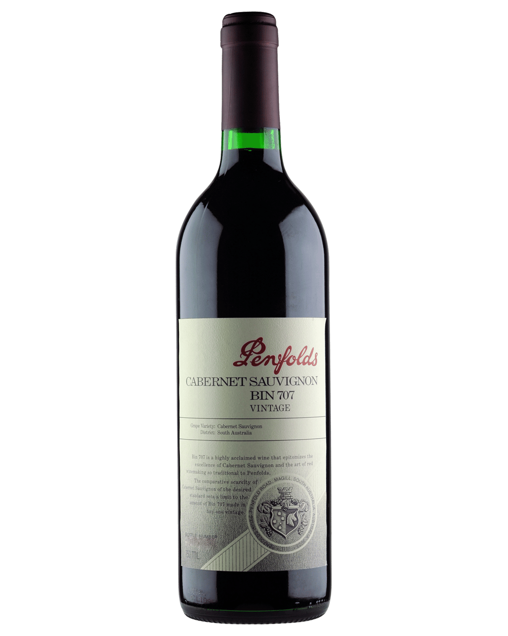 Buy Penfolds Bin 707 Cabernet Sauvignon 1991 Online @Lowest Price