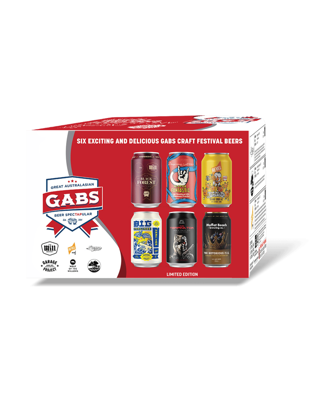 Buy Gabs 2024 Festival Craft Beer Mixed Six Pack 375ml Online (Low ...