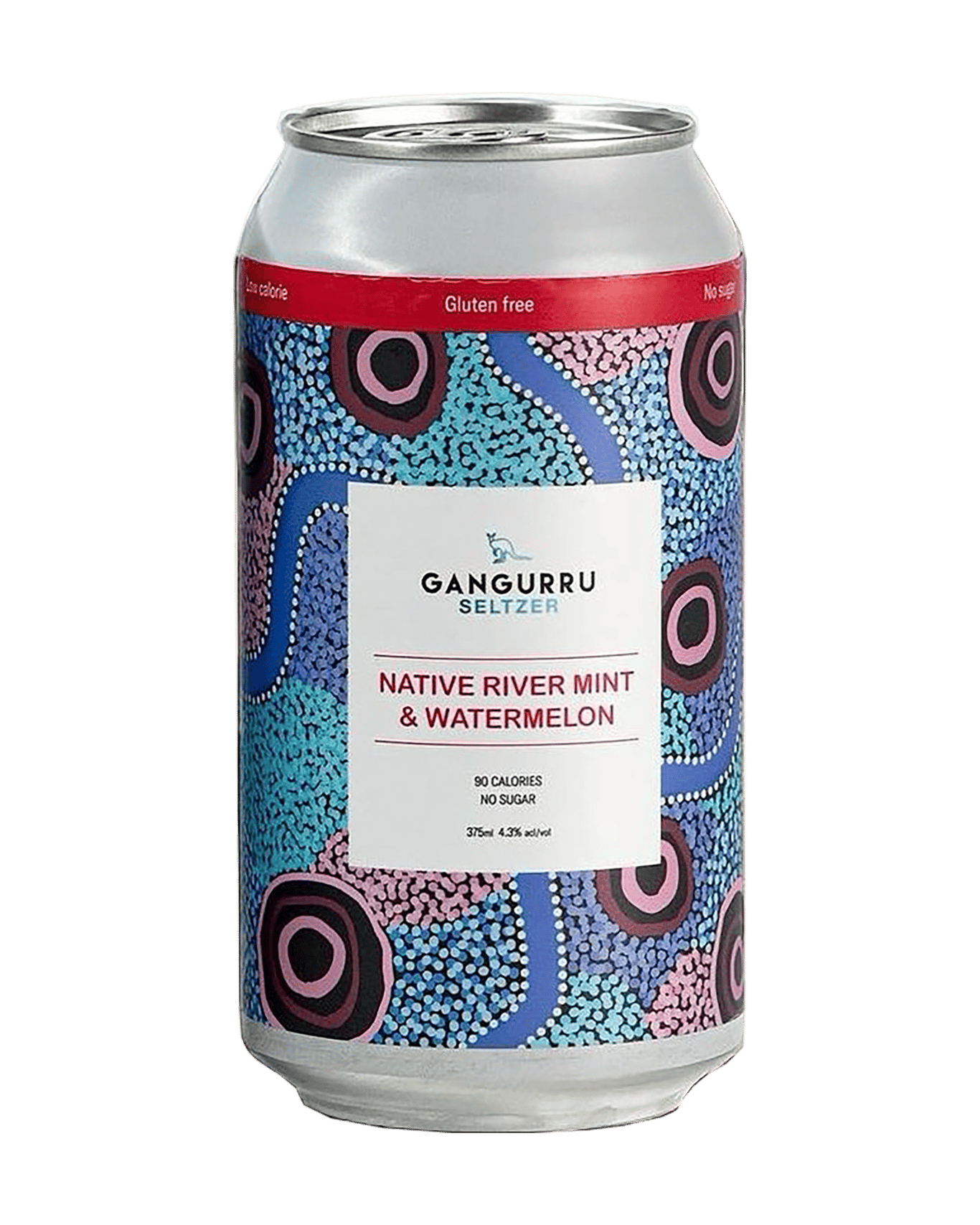 Buy Gangurru Native River-mint And Watermelon Seltzer Cans 375ml Online ...