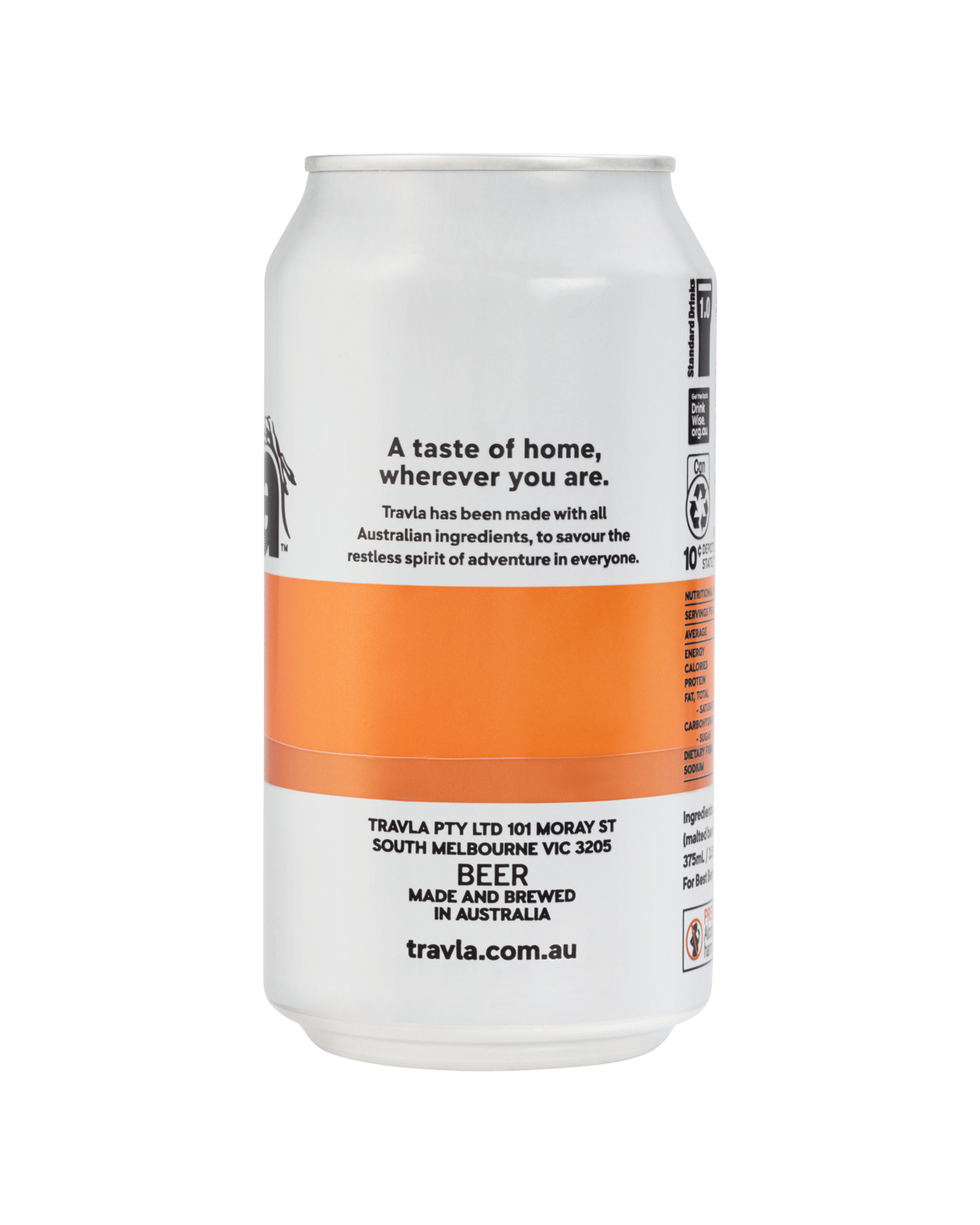 Buy Travla Mid Strength Lager Cans 375ml Online @Lowest Price