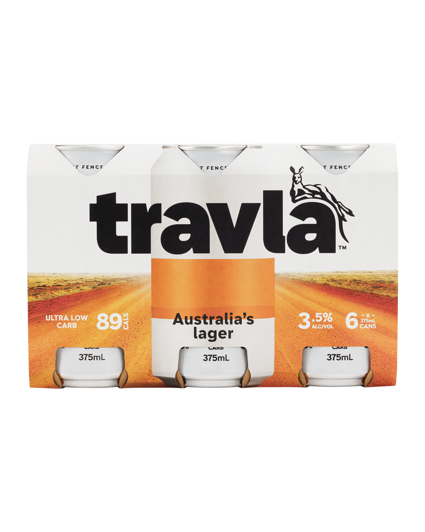 Buy Travla Mid Strength Lager Cans 375ml Online @Lowest Price