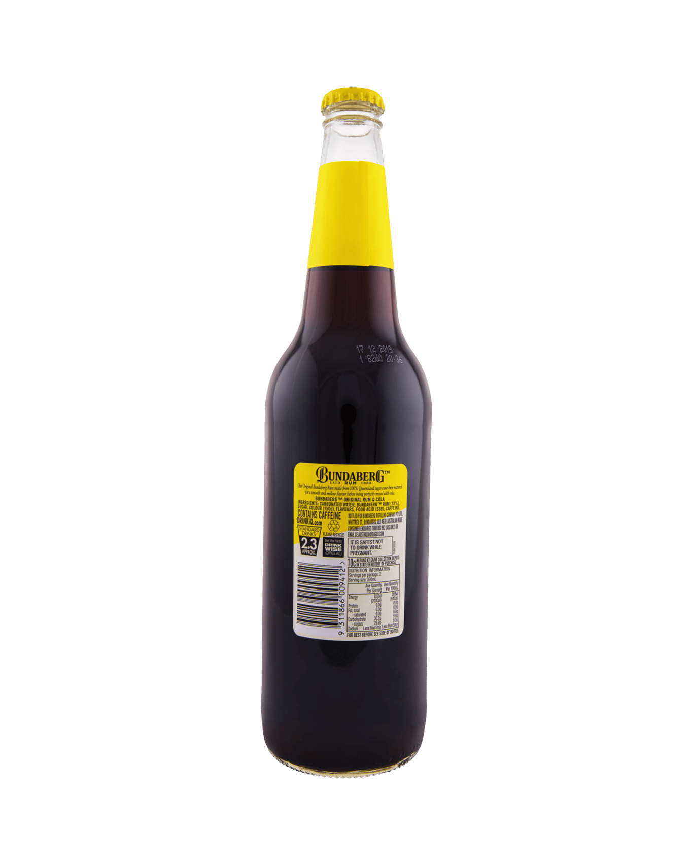 Buy Bundaberg Rum & Cola Bottle 640ml Online @Lowest Price