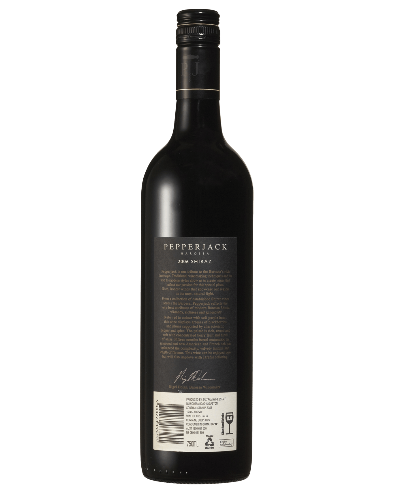 Buy Pepperjack Shiraz 2006 Online @Lowest Price