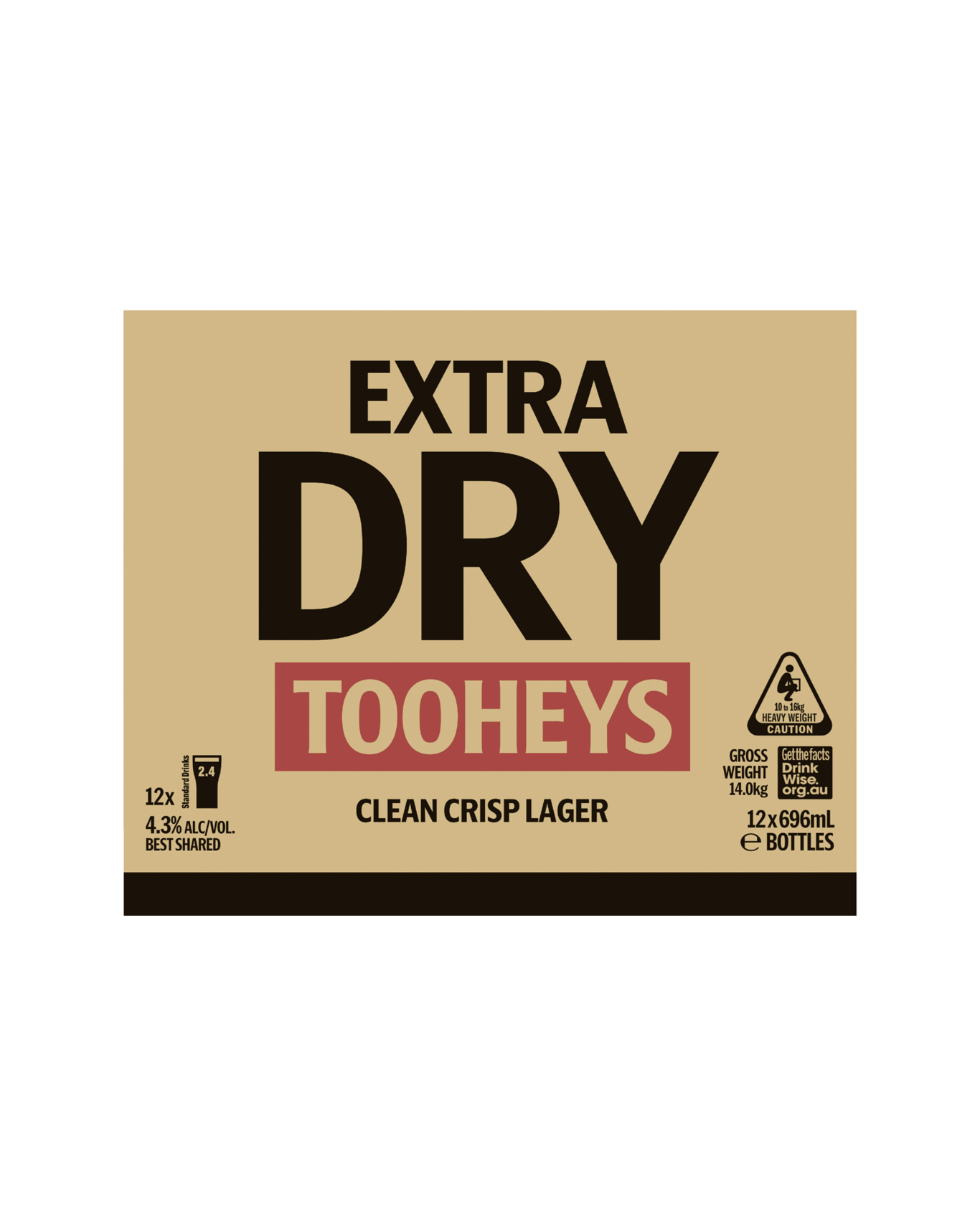 Buy Tooheys Extra Dry Bottles 696ml Online @Lowest Price