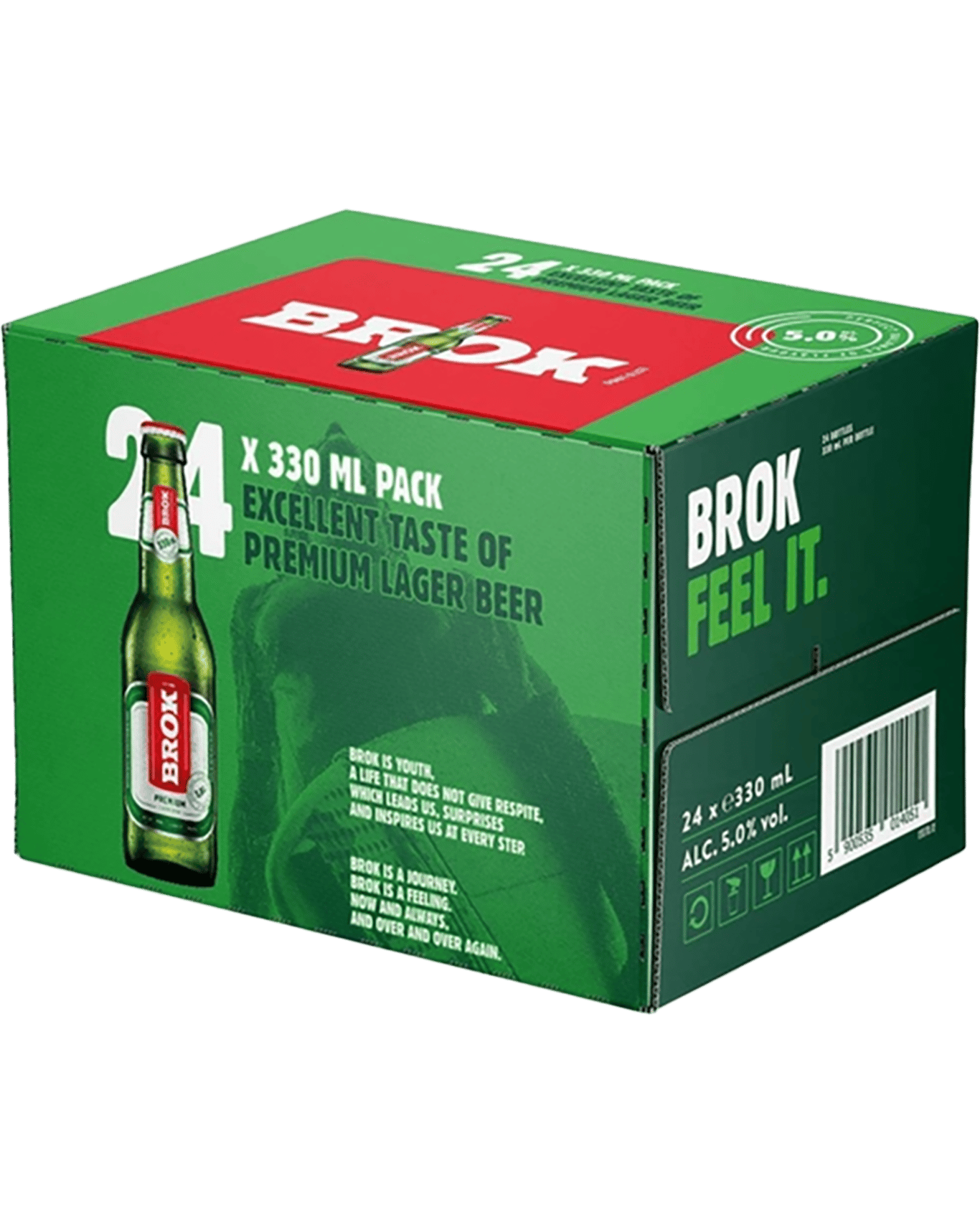Buy Brok Polish Beer 24x330ml Online @Lowest Price
