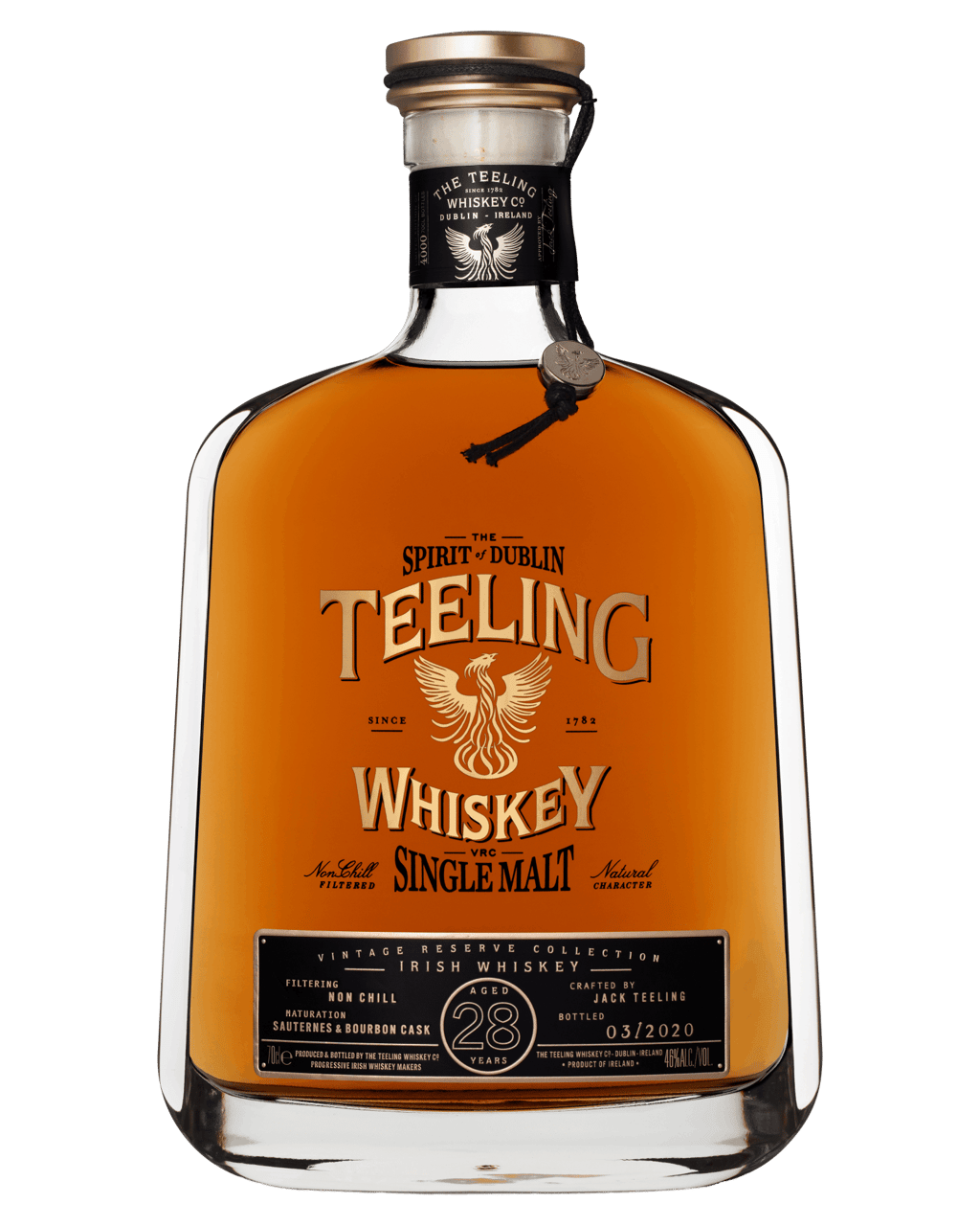 Teeling Sauterne Cask 28 Year Old Single Malt Irish Whiskey 700ml