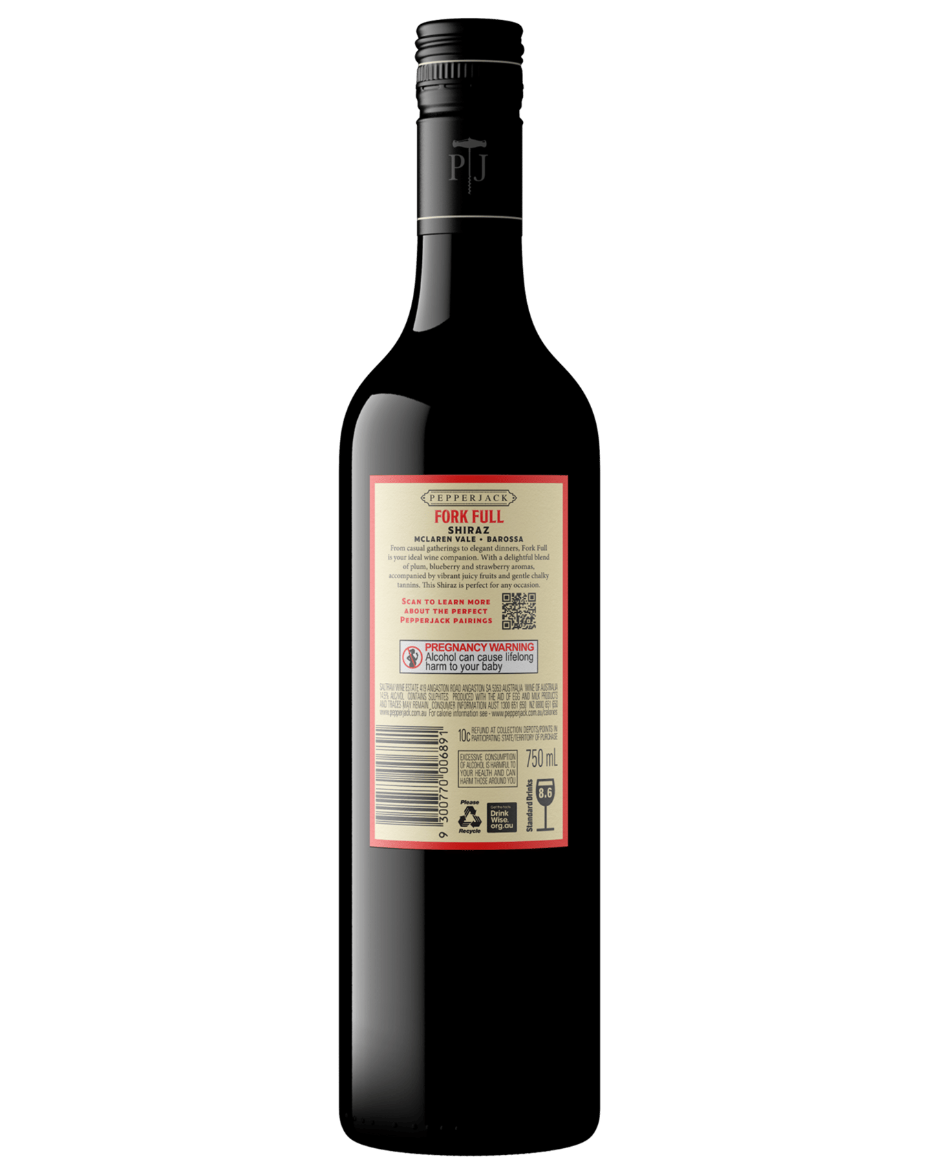 Buy Pepperjack Fork Full Shiraz Online @Lowest Price