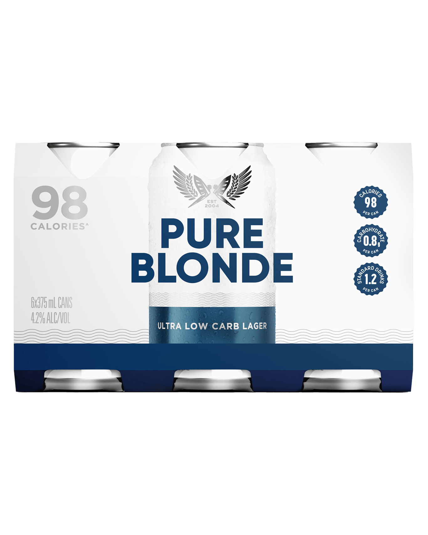 Buy Pure Blonde Ultra Low Carb Lager Cans 375ml Online @Lowest Price