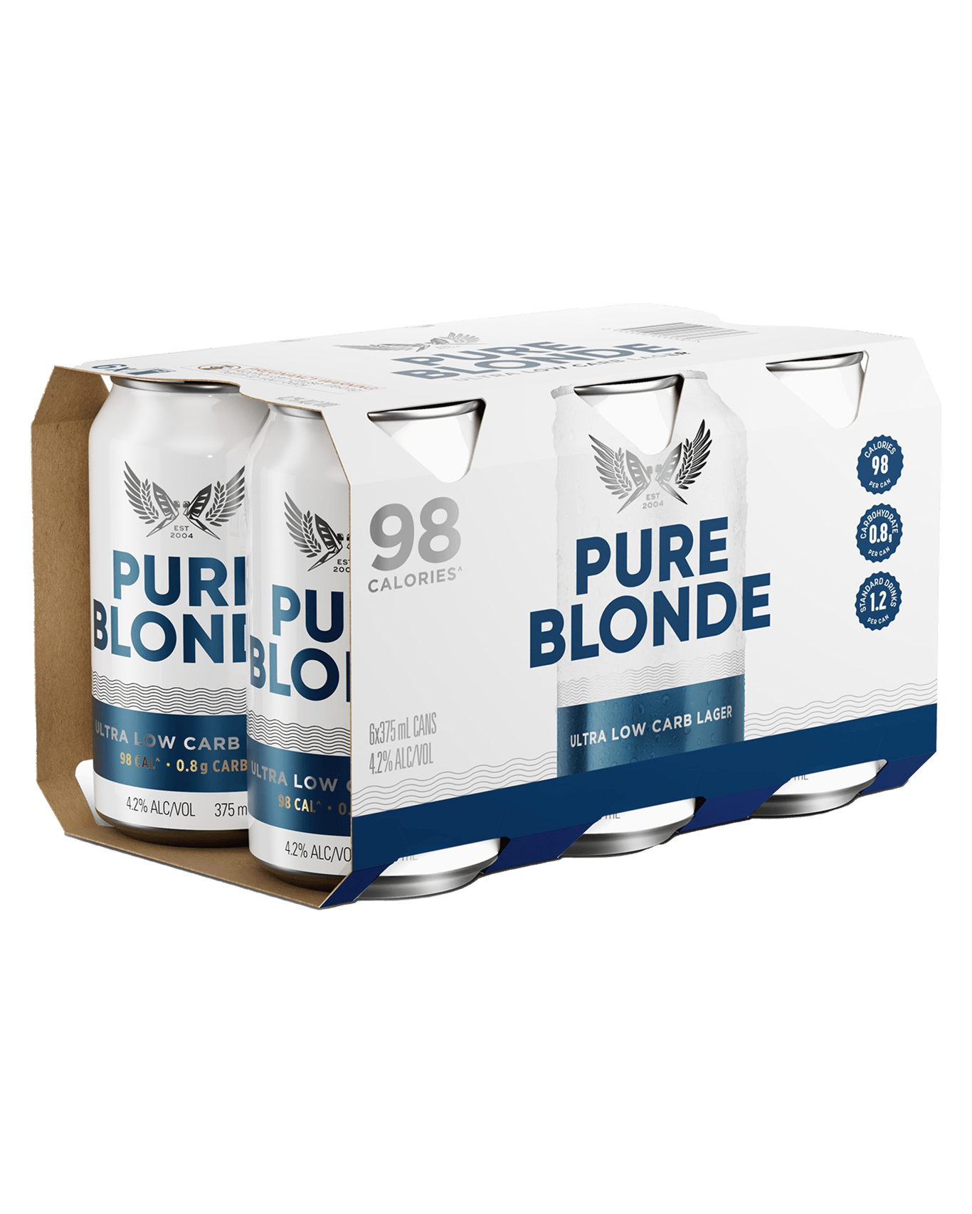 Buy Pure Blonde Ultra Low Carb Lager Cans 375ml Online @Lowest Price