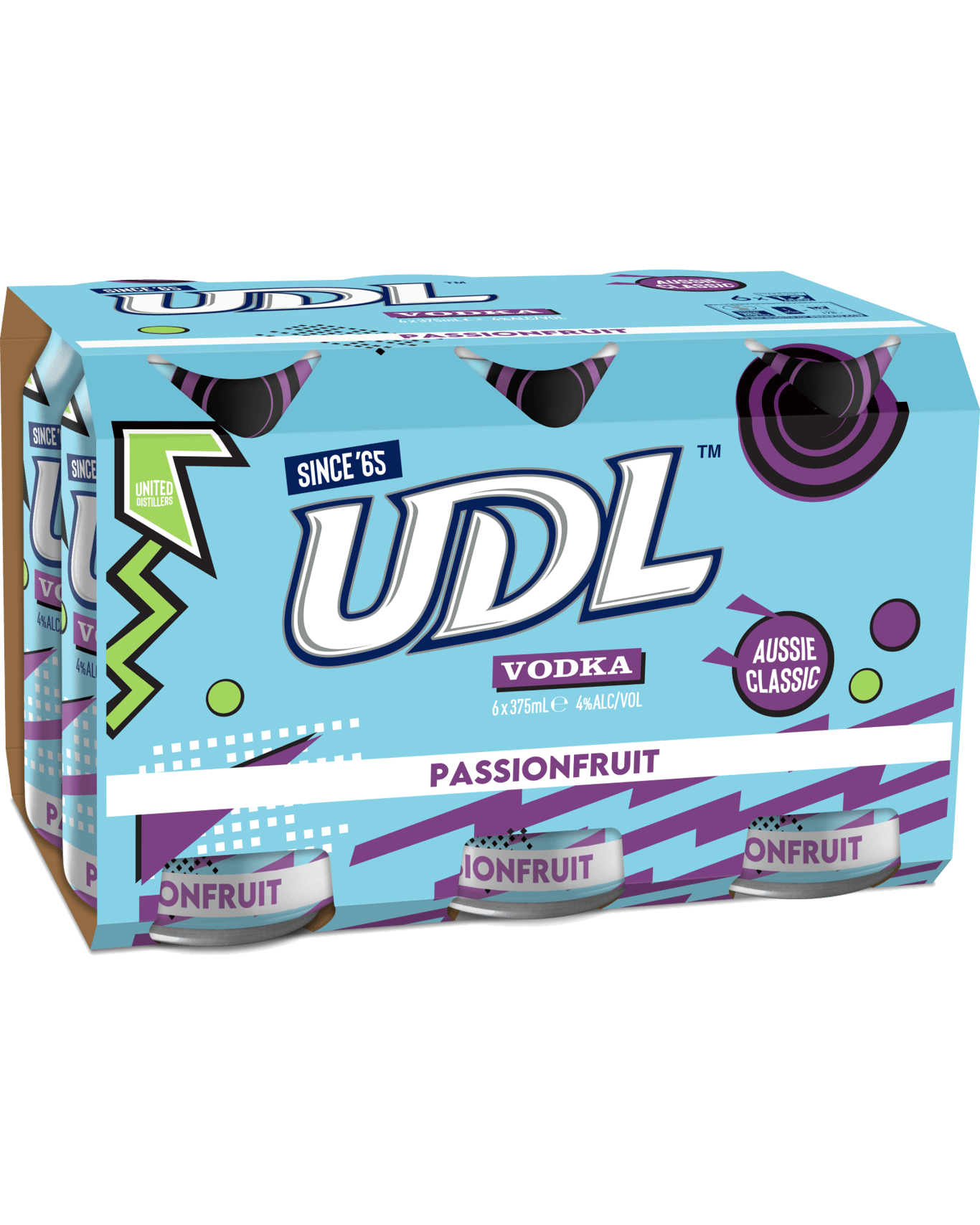 Buy Udl Vodka & Passionfruit Cans 375ml Online (Lowest Price Guarantee ...
