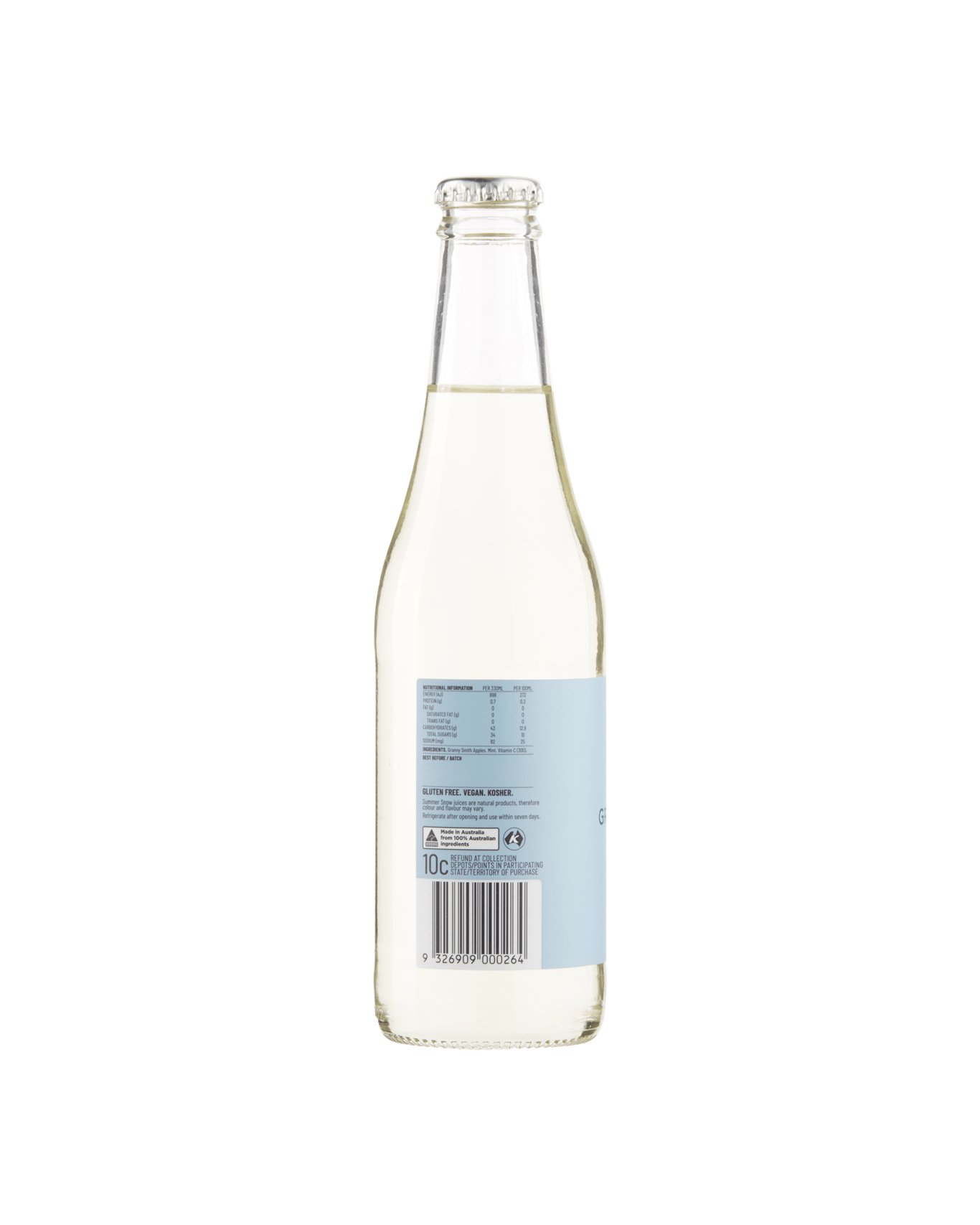 Buy Summer Snow Juice Sparkling Granny Smith & Mint 330ml Online ...