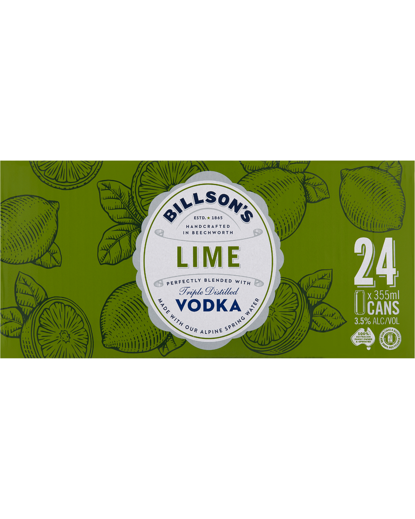 Buy Billson's Vodka With Kaffir Lime Cans 355ml Online @Lowest Price