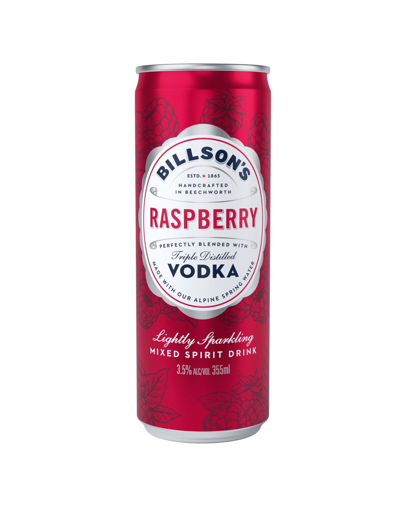 Buy Billson's Vodka With Raspberry Cans 355ml Online @Lowest Price