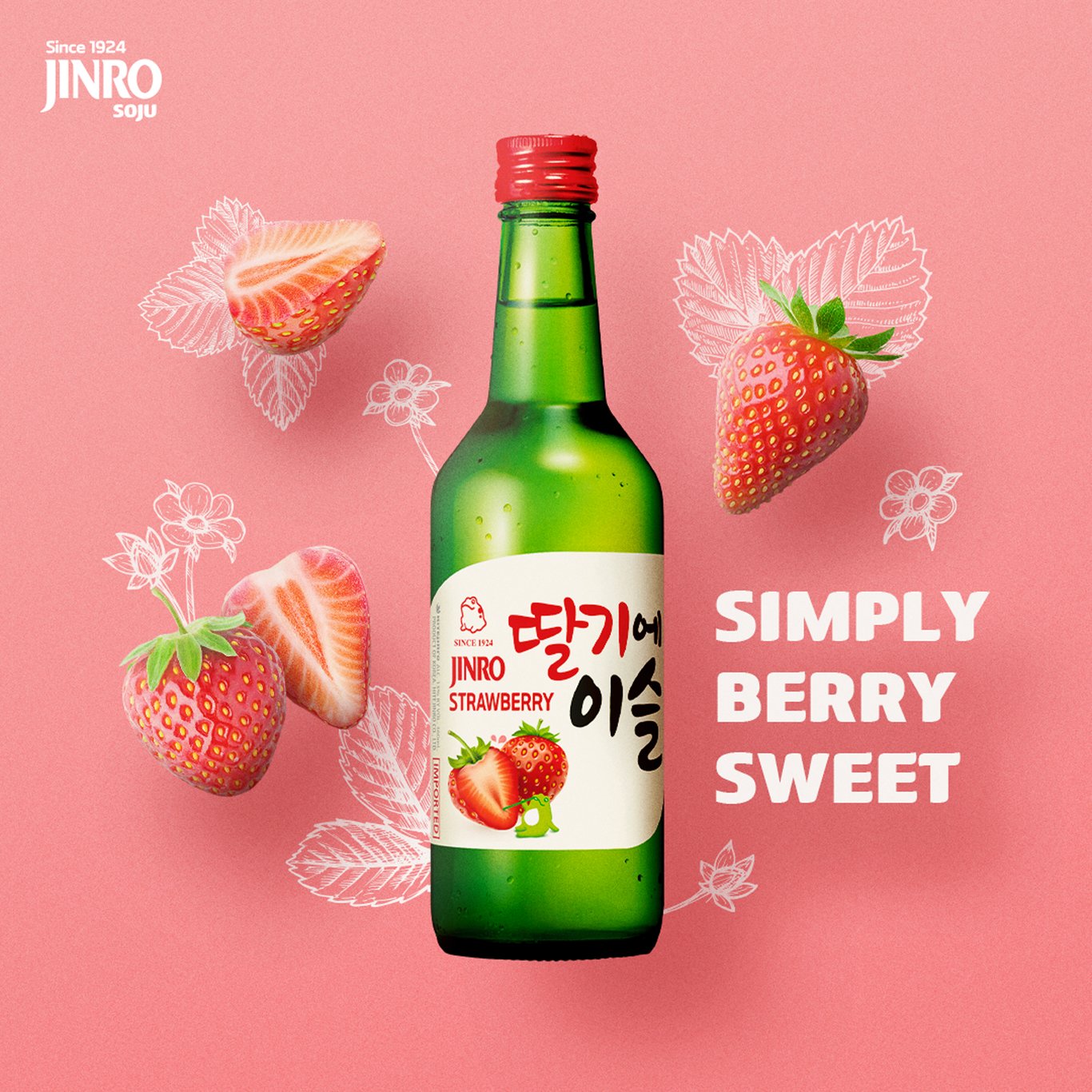 Buy Hitejinro Strawberry Soju 360ml Online (Low Prices) from Dan Murphy's