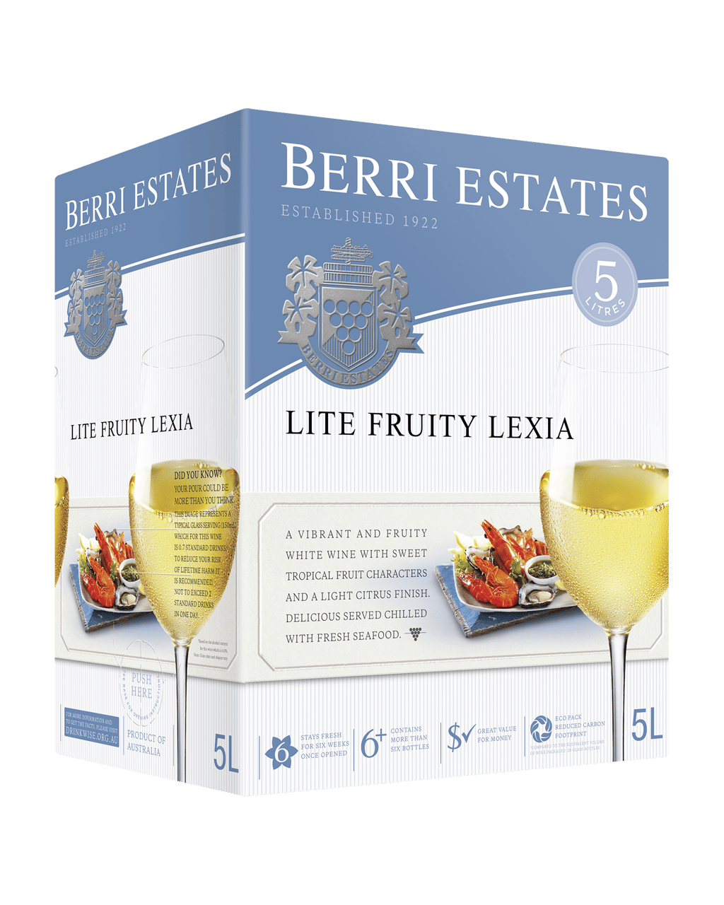 Buy Berri Estates Lite Fruity Lexia Cask 5l Online @Lowest Price