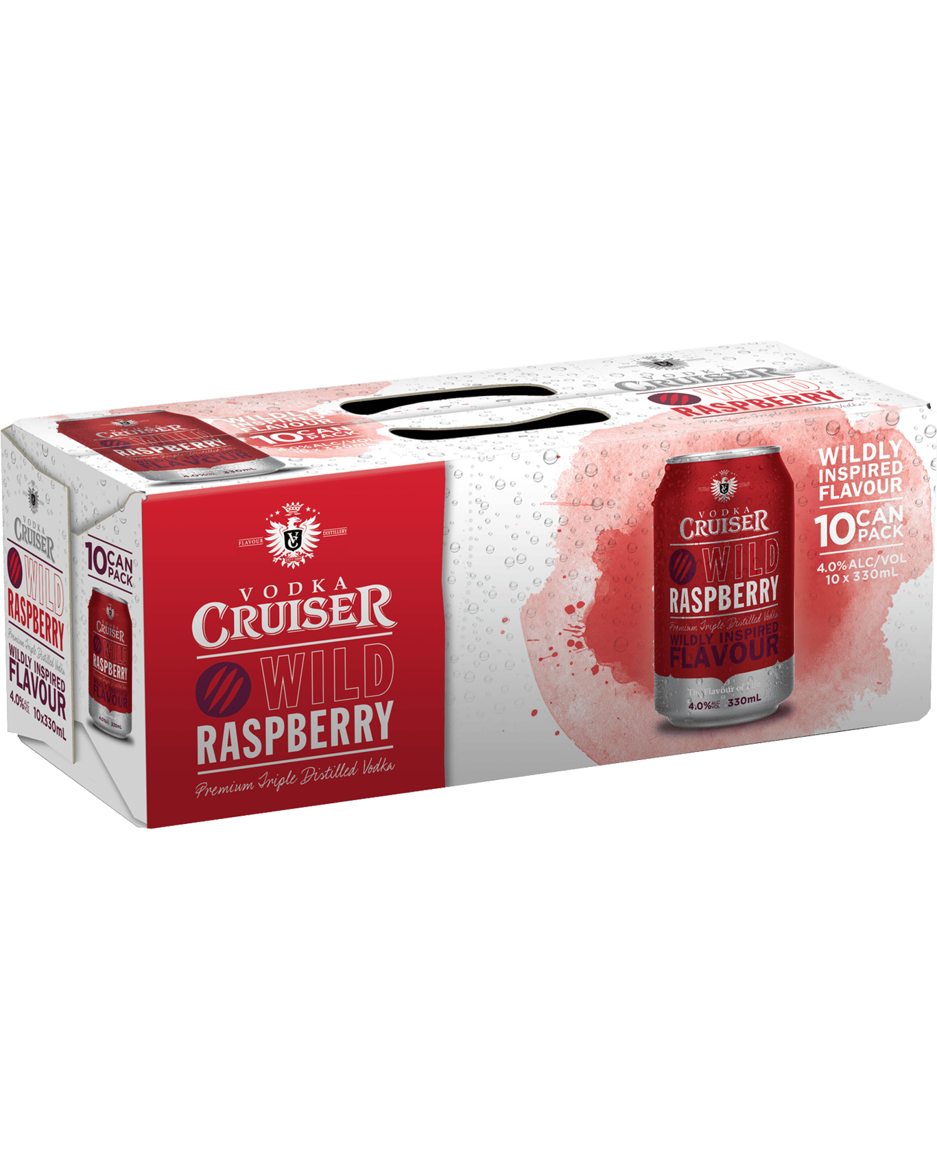 Buy Vodka Cruiser Wild Raspberry 330ml Can 10 Pack Online @Lowest Price