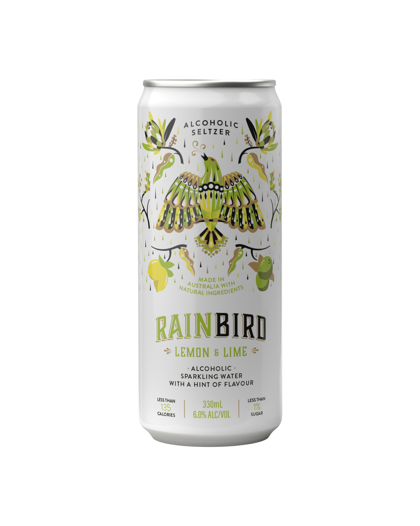 Buy Rainbird Lemon & Lime Alcoholic Seltzer 6% 330ml Online @Lowest Price