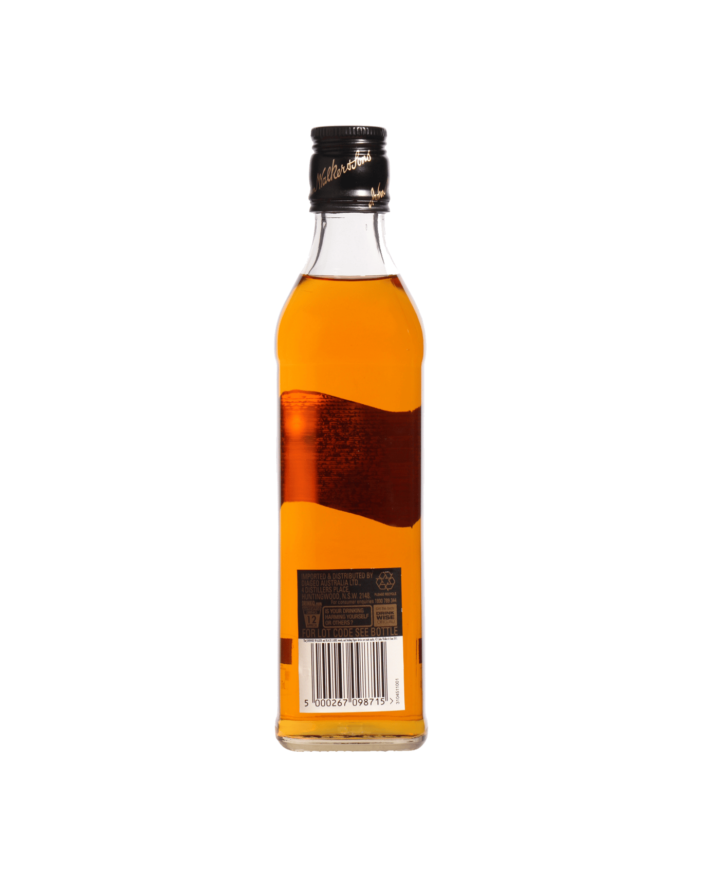 Buy Johnnie Walker Black Label Scotch Whisky 375ml Online @Lowest Price