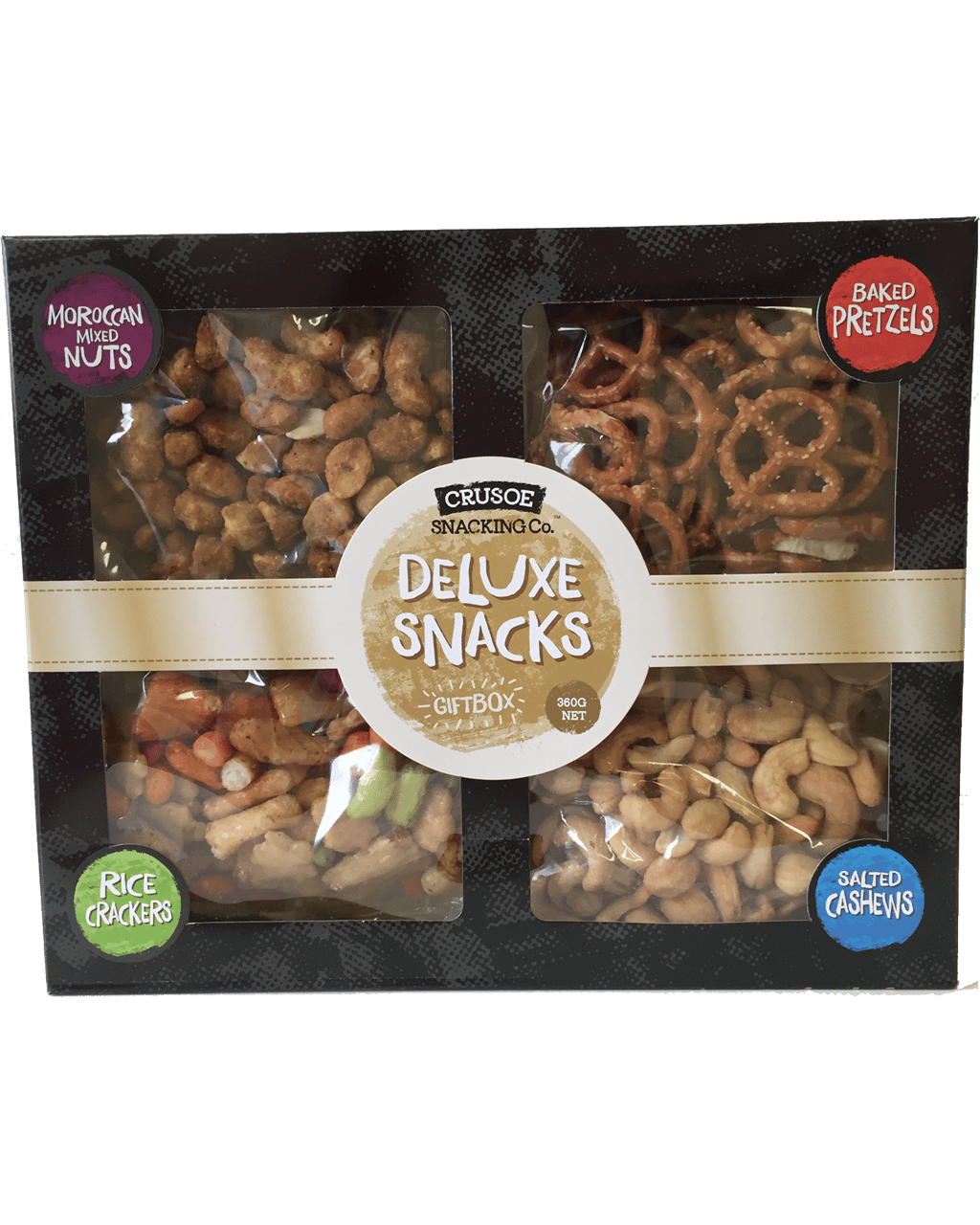Buy Crusoe Snacking Co. Deluxe Snacks Gift Box 360g Online (Low Prices ...