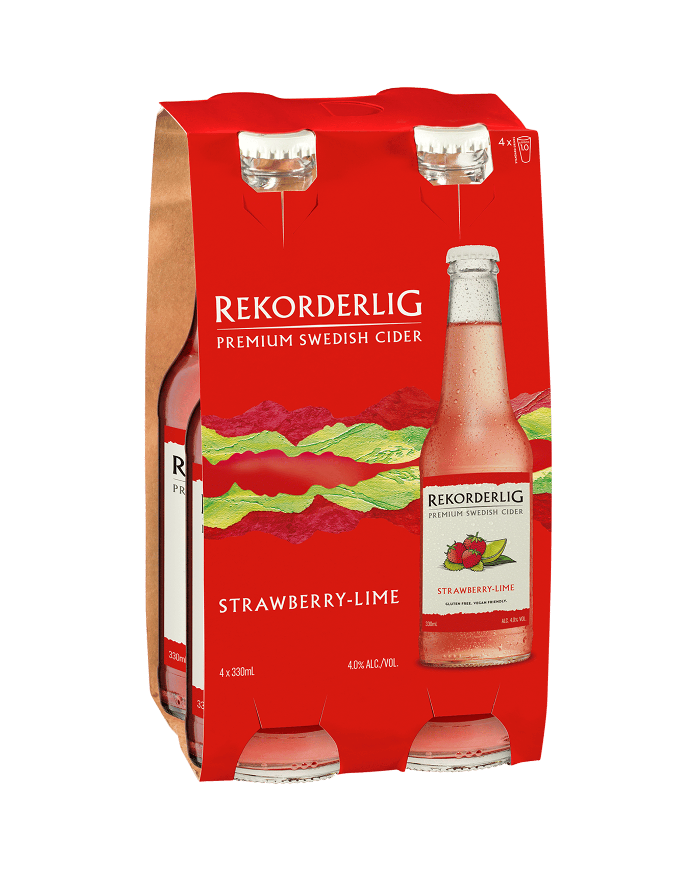 Buy Rekorderlig Premium Strawberry & Lime Cider 330ml Online @Lowest Price