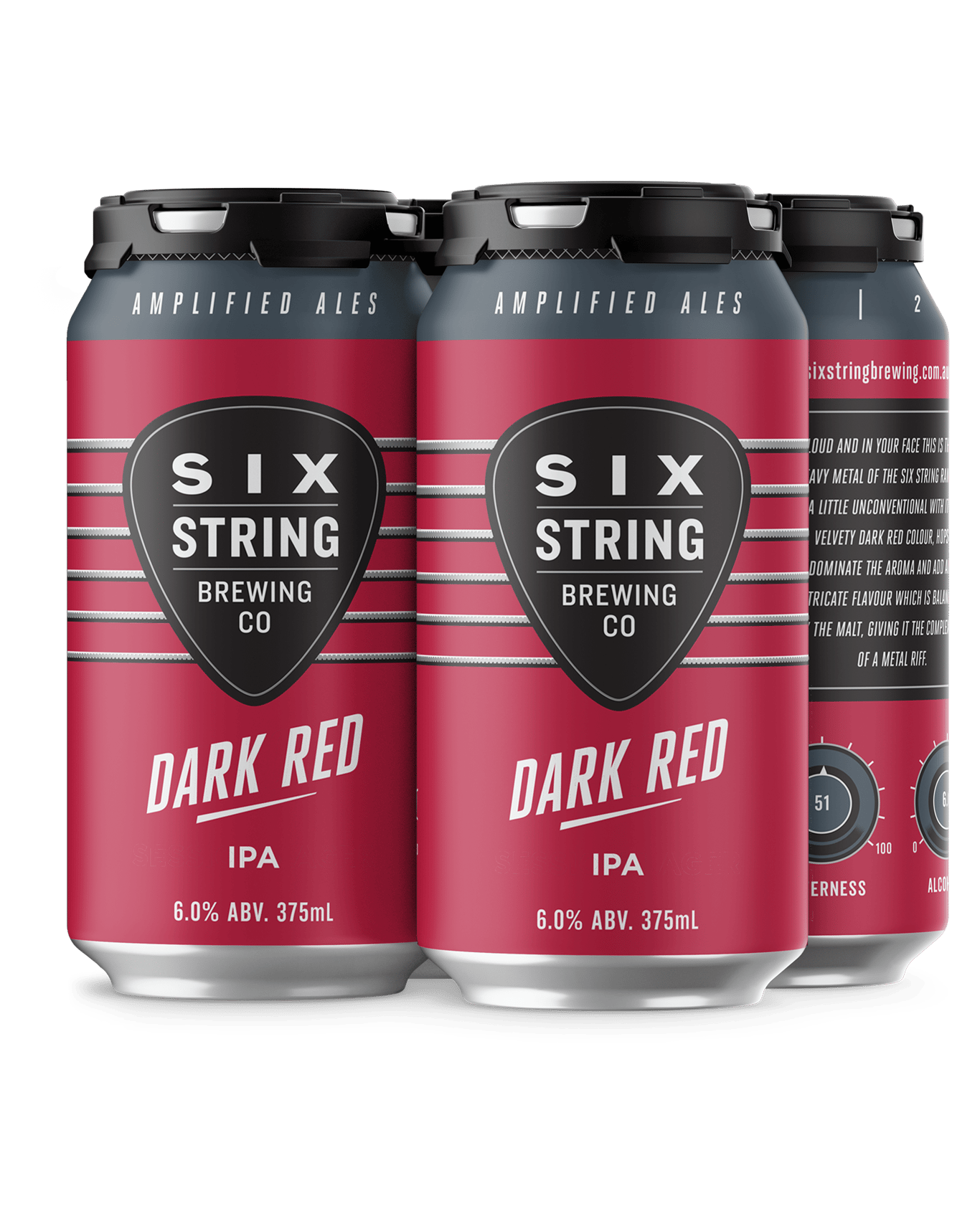 Buy Six String Dark Red Ipa Cans 375ml Online @Lowest Price