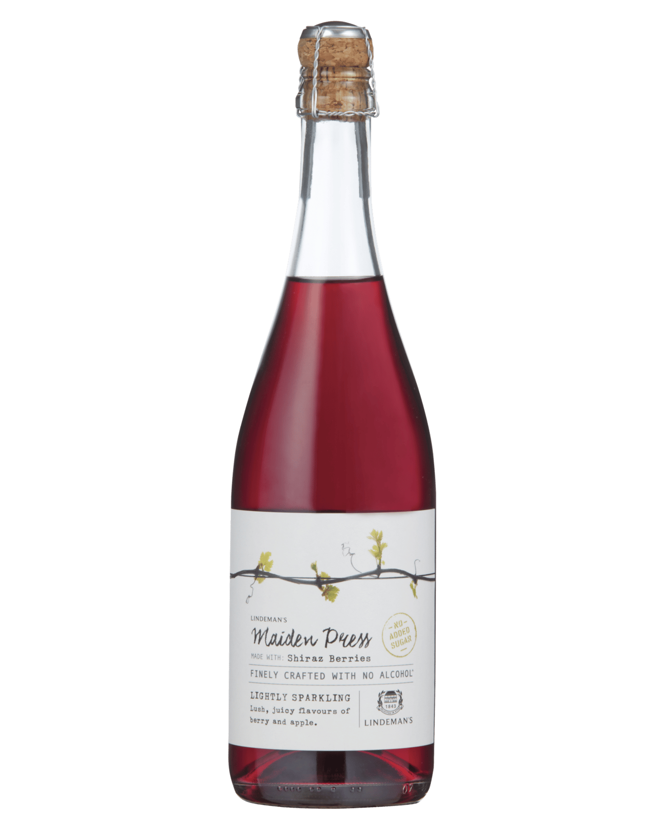 Buy Lindeman's Maiden Press 0.5% Low Alc Sparkling Shiraz Online ...