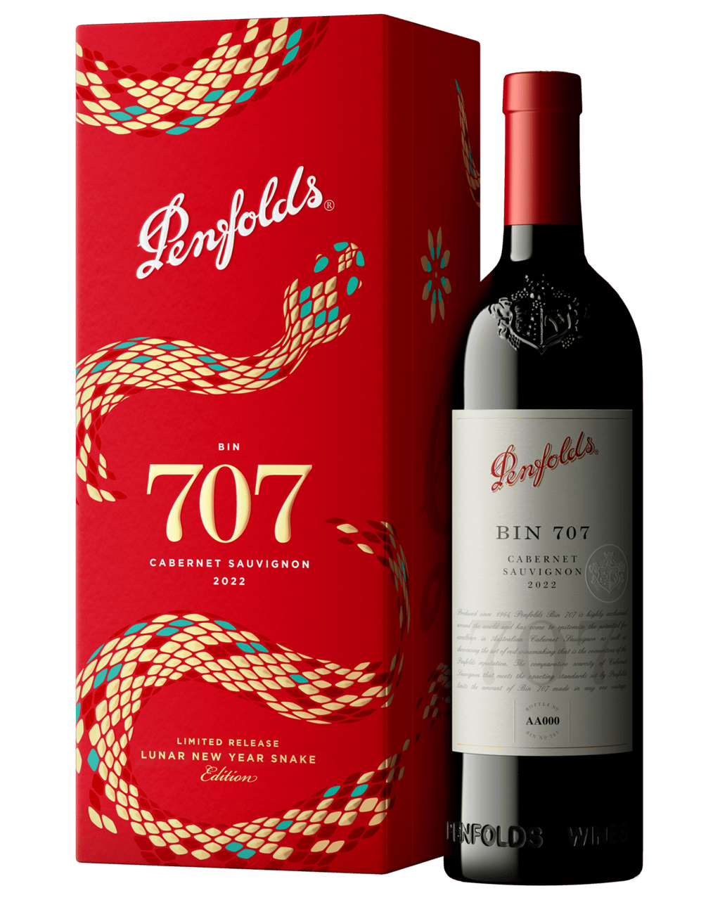 Buy Penfolds Bin 707 Cabernet Sauvignon 2022 Lunar New Year Gift Box ...