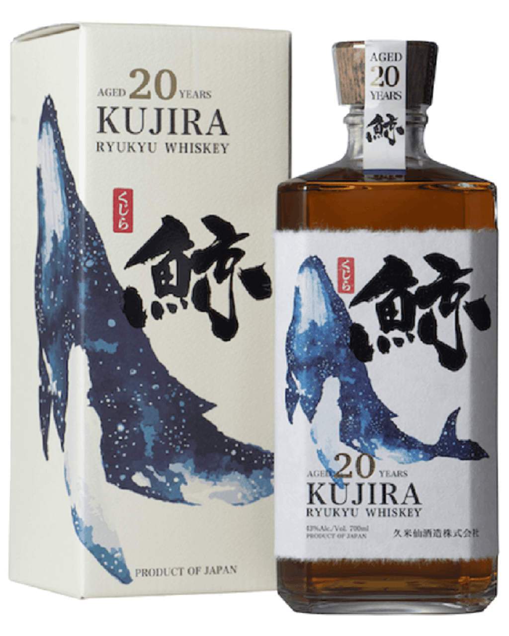 Kujira Ryukyu 20 Year Old Single Grain Japanese Whisky 700mL - Boozy