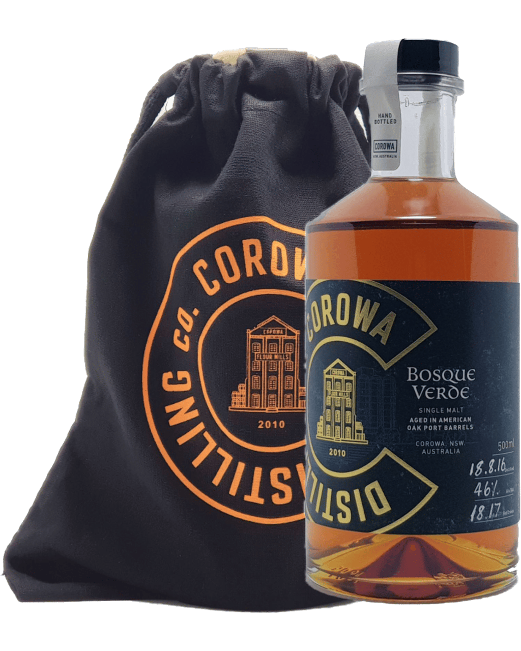 Buy Corowa Distilling Co. Bosque Verde Single Malt Whisky 500ml Online ...