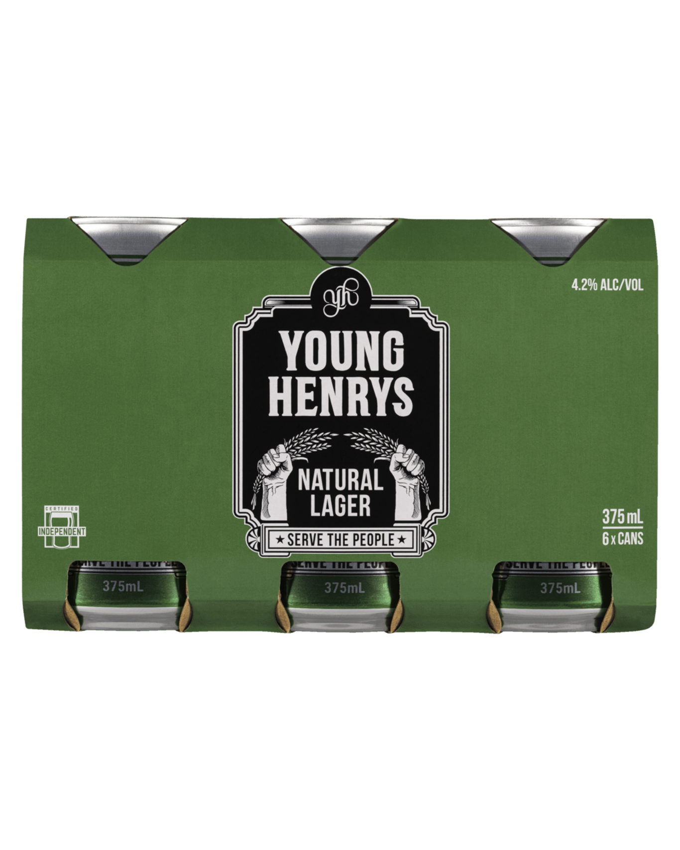 Buy Young Henrys Natural Lager Cans 375ml Online @Lowest Price