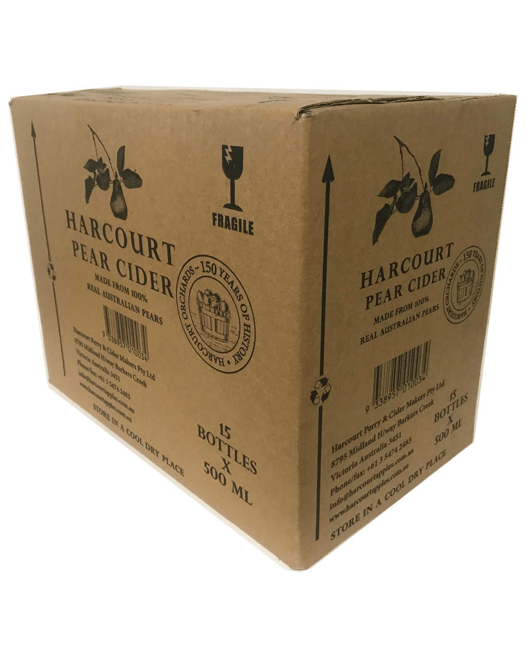Buy Harcourt Pear Cider 500ml Online (Low Prices) from Dan Murphy's