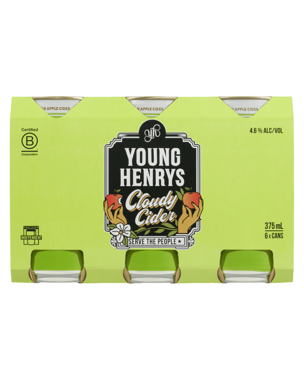 Buy Young Henrys Cloudy Cider Cans 375ml Online (Low Prices) from Dan Murphy's