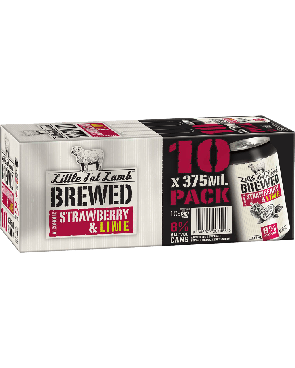 Buy Little Fat Lamb Strawberry & Lime Cans Online @Lowest Price