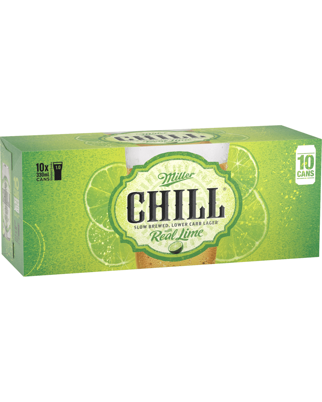 Buy Miller Chill With Lime Lager Cans 330ml Online @Lowest Price