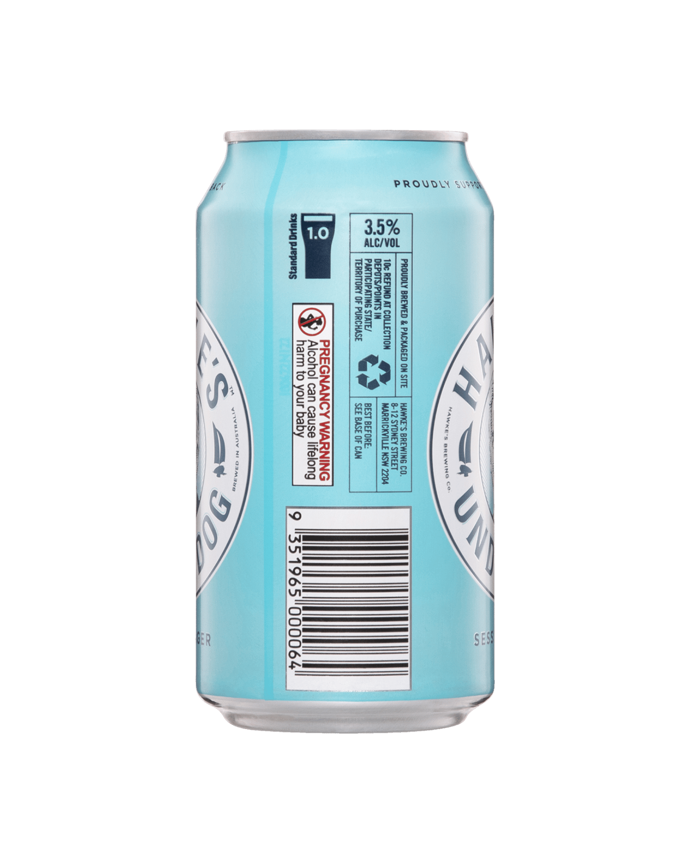 Buy Hawke's Brewing Co. Mid-lager 3.5% Cans 375ml Online @Lowest Price