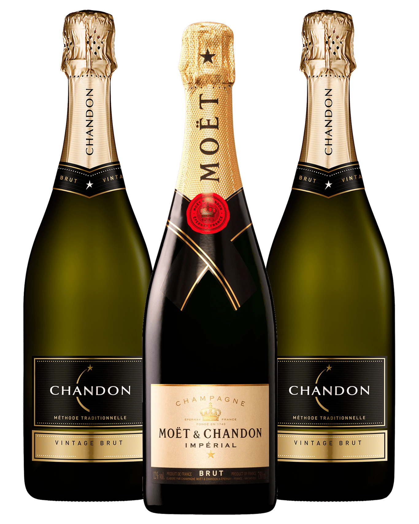 Buy Chandon & Moet 2 + 1 Champagne Bundle Online @Lowest Price