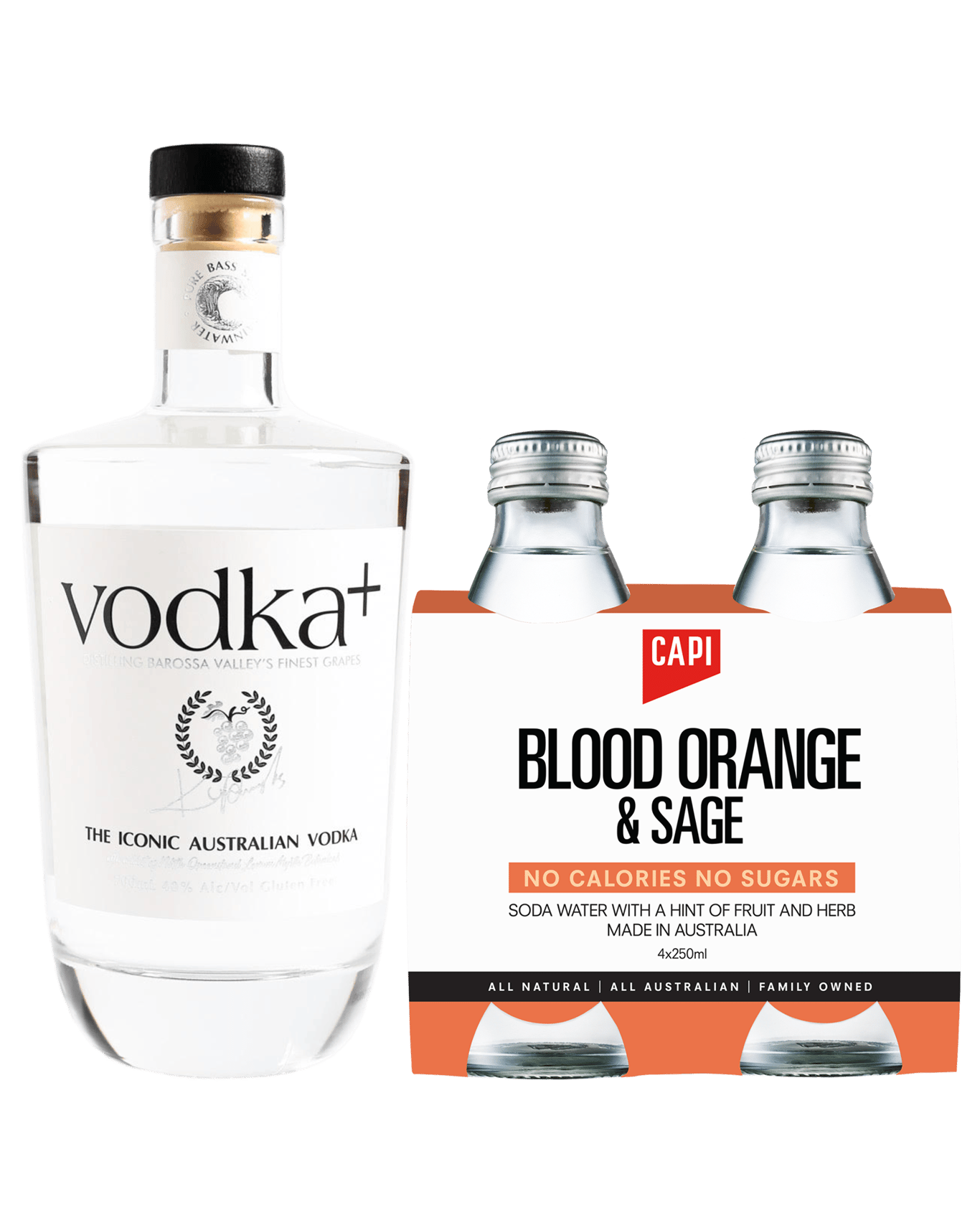 Buy Vodka+ & Capi Soda Blood Orange & Sage Soda Bundle Online (Low ...