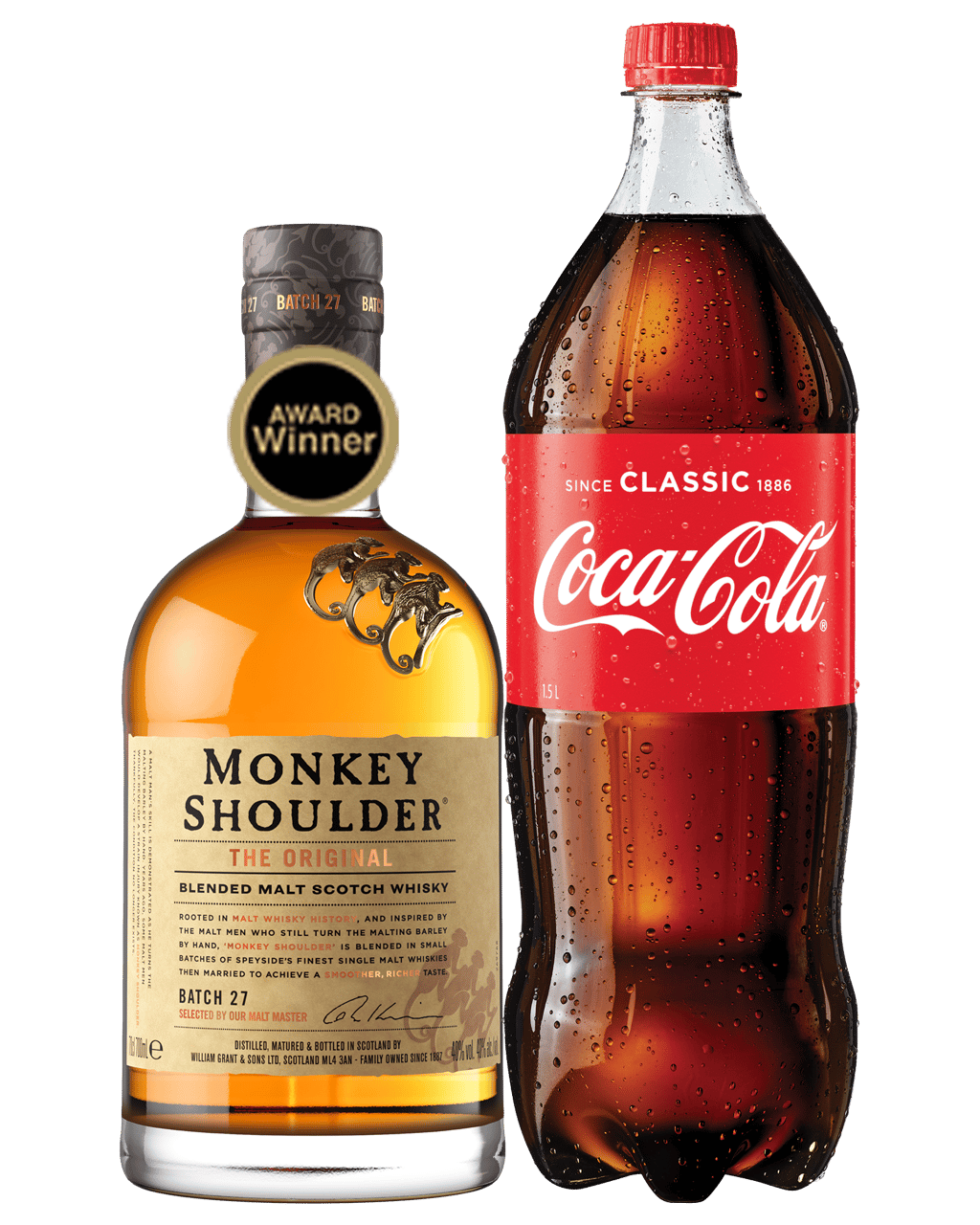 Buy Monkey Shoulder Whisky & Coca Cola Bundle Online @Lowest Price